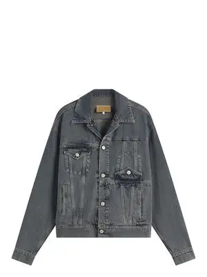 MAISON MARGIELA Denim Jacket - Light Grey