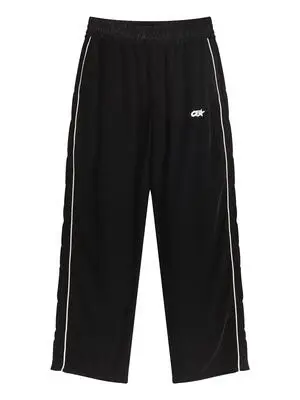 COLE BUXTON Velour Track Pants - Black