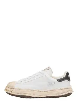 Mihara Yasuhiro Blakey Torn Film Low-top Sneakers - White