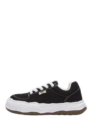 Mihara Yasuhiro Oliver Canvas Low-top Sneaker - Black
