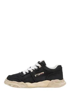 Mihara Yasuhiro Parker Embroidery Sneakers - Black