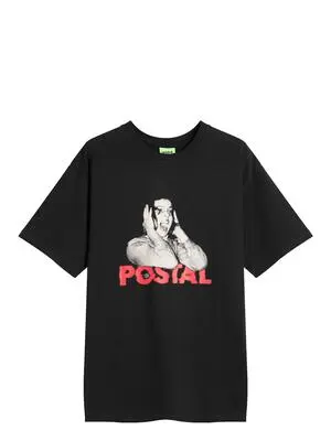POSTAL Hear No T-shirt Presented By - Black
