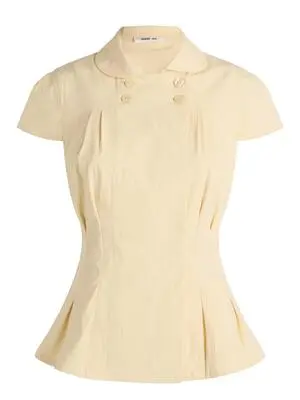 PEACHY DEN Missy Blouse - Parchment
