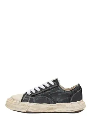 Mihara Yasuhiro Peterson 23 Embroidery Sneakers - Black