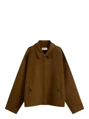 Acne Studios Acne Studios Doveo Wool Cashmere Jacket Olive Green