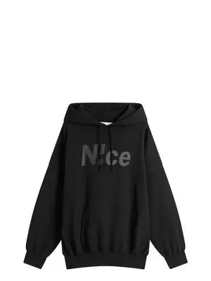 N!CE Logo Hoodie - Black
