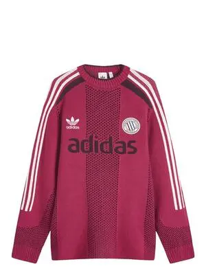 Adidas Adicolor Pullover Knit - Legacy Burgundy