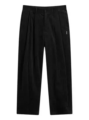 TTT MSW Corduroy 2-tuck Trousers - Black