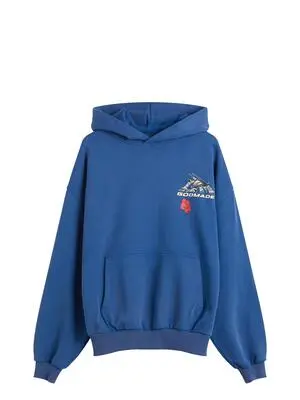 GOD MADE Gm Logo Wrapped Hoodie - Washed Blue