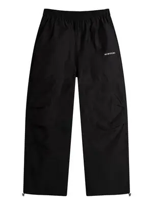 MKI MIYUKI ZOKU Washed Cotton Nylon Parachute Pants - Black