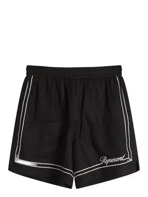 REPRESENT Border Vacation Short - Jet Black