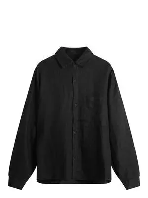 MKI MIYUKI ZOKU Linen Box Dress Shirt - Black