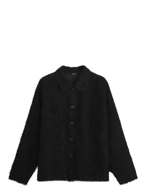 BEAMS Fringe Overshirt - Black
