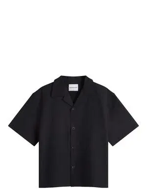 MKI MIYUKI ZOKU Seersucker Vacation Shirt - Black