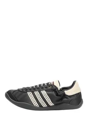 Adidas X Wales Bonner Karintha Lo Satin Sneaker - Core Black/dark Brown/cream White