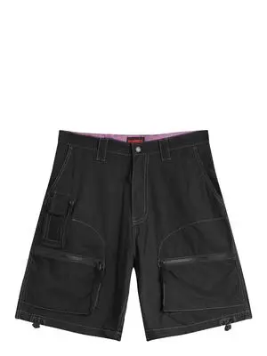PLEASURES Raider Cargo Shorts - Black