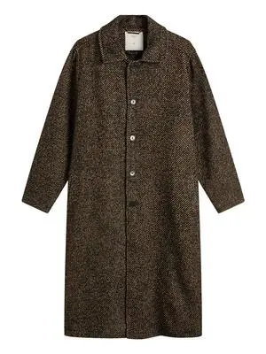 PERCIVAL Nevada Minnesota Wool Overcoat - Oak