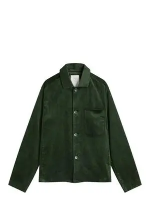 PERCIVAL Cord Overshirt - Forest
