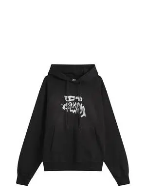 KARMA8A Chalk Logo Hoodie - Black