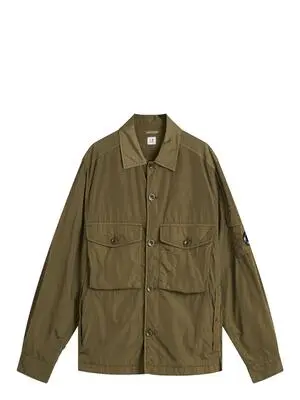 C.P. COMPANY Chrome-r Overshirt - Ivy Green