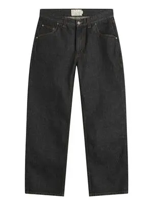 DIME Straight Denim Pants - Black Washed
