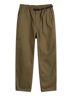 NANGA Weaving Belt Chino Tapered Trousers - Khaki