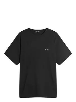 DIME Cursive Logo T-shirt - Black