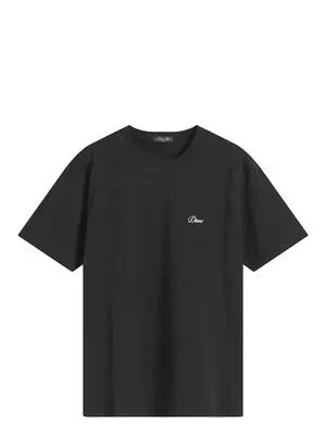 DIME Cursive Logo T-shirt - Black
