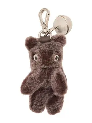 Acne Studios Teddy Keyring - Chocolate Brown