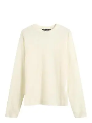 PURPLE MOUNTAIN OBSERVATORY Polartec Fleece Top - Cream