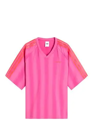 Adidas Loose Linear T-shirt - Semi Lucid Fuchsia