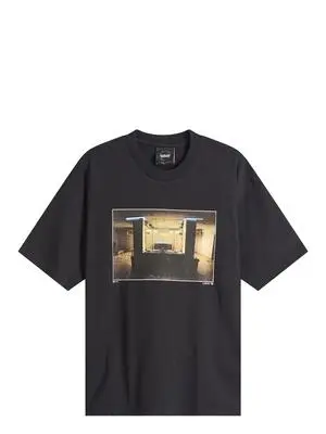 BOILER ROOM Lights On Photo T-shirt - Black