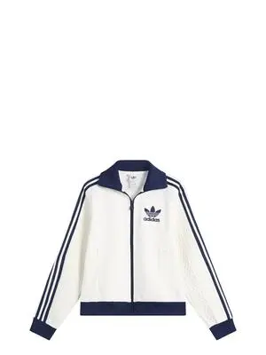 Adidas Knit Classic Track Top - Off White