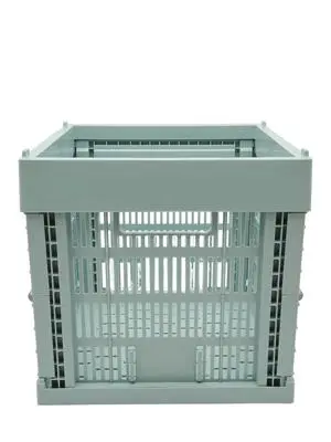 HAY Cube Recycled Crate - Dusty Blue