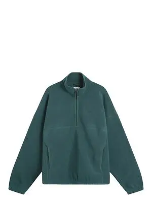 POLAR SKATE CO. Ivan Half Zip Fleece Sweatshirt - Dark Emerald