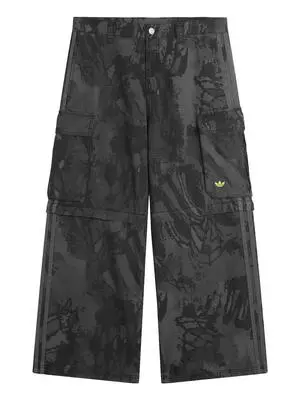 Adidas Camo Zip-off Cargo Pants - Grey Camo