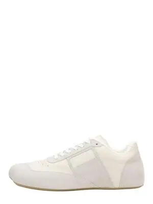 MAISON MARGIELA Leather Ergomonic Sneakers - White