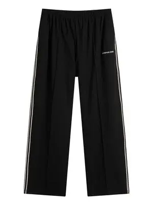 MKI MIYUKI ZOKU Wide Fit Poly Track Pants - Black