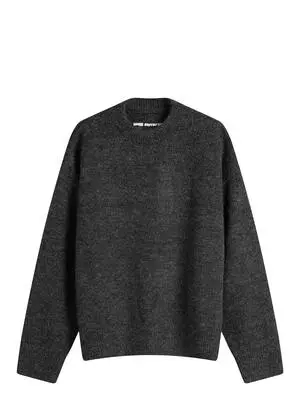 MKI MIYUKI ZOKU Mohair Blend Knit Crewneck - Charcoal