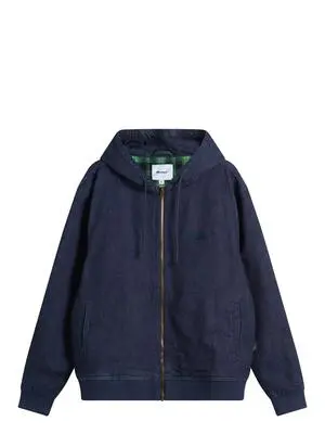 BUTTER GOODS Hooded Work Jacket - Rinsed Indigo