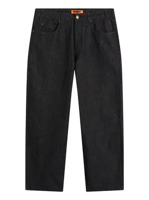 BUTTER GOODS Blotch Baggy Denim Jeans - Streaky Black