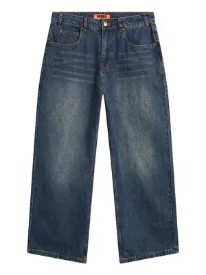 BUTTER GOODS Blotch Baggy Denim Jeans - Streaky Navy