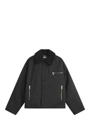 MKI MIYUKI ZOKU Padded Nylon Box Jacket - Black