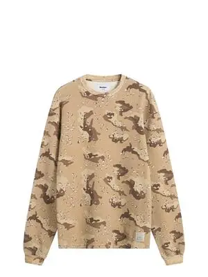 BUTTER GOODS Long Sleeve Waffle Top - Desert Camo