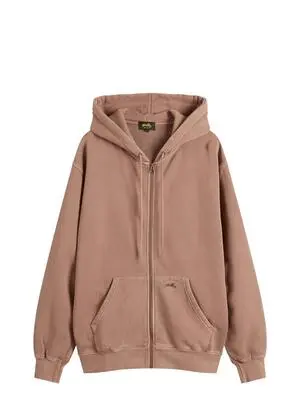 STAN RAY Patch Zip Hoodie - Washed Acorn