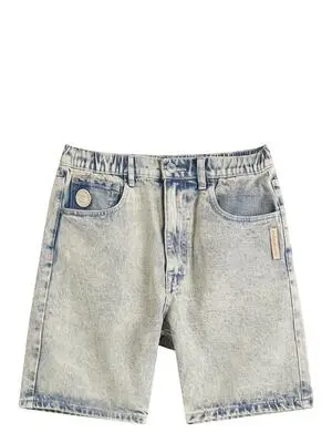 A BATHING APE Loose Fit Denim Shorts - Blue