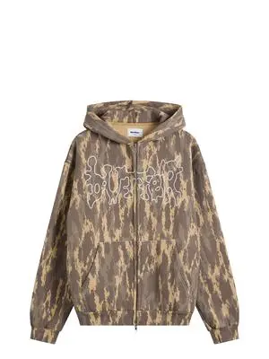 BUTTER GOODS Blotch Zip Hoodie - Washed Camo