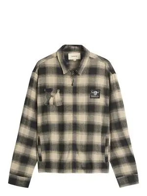 HERESY Fog Zip Shirt - Check