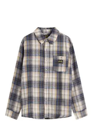 STAN RAY Flannel Shirt - Navy Plaid