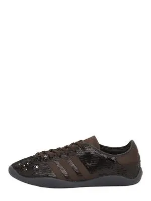 Adidas X Wales Bonner Karintha Lo Sneaker - Black/silver Metallic/dark Brown